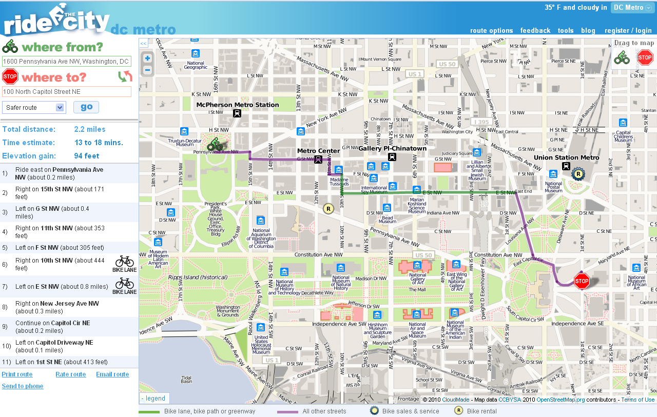 bike map | We Love DC
